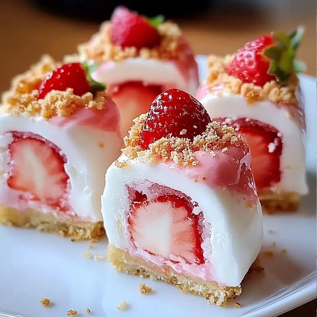 Strawberry Shortcake Cheesecake Dessert Sushi Rolls: An Incredible 5 ...