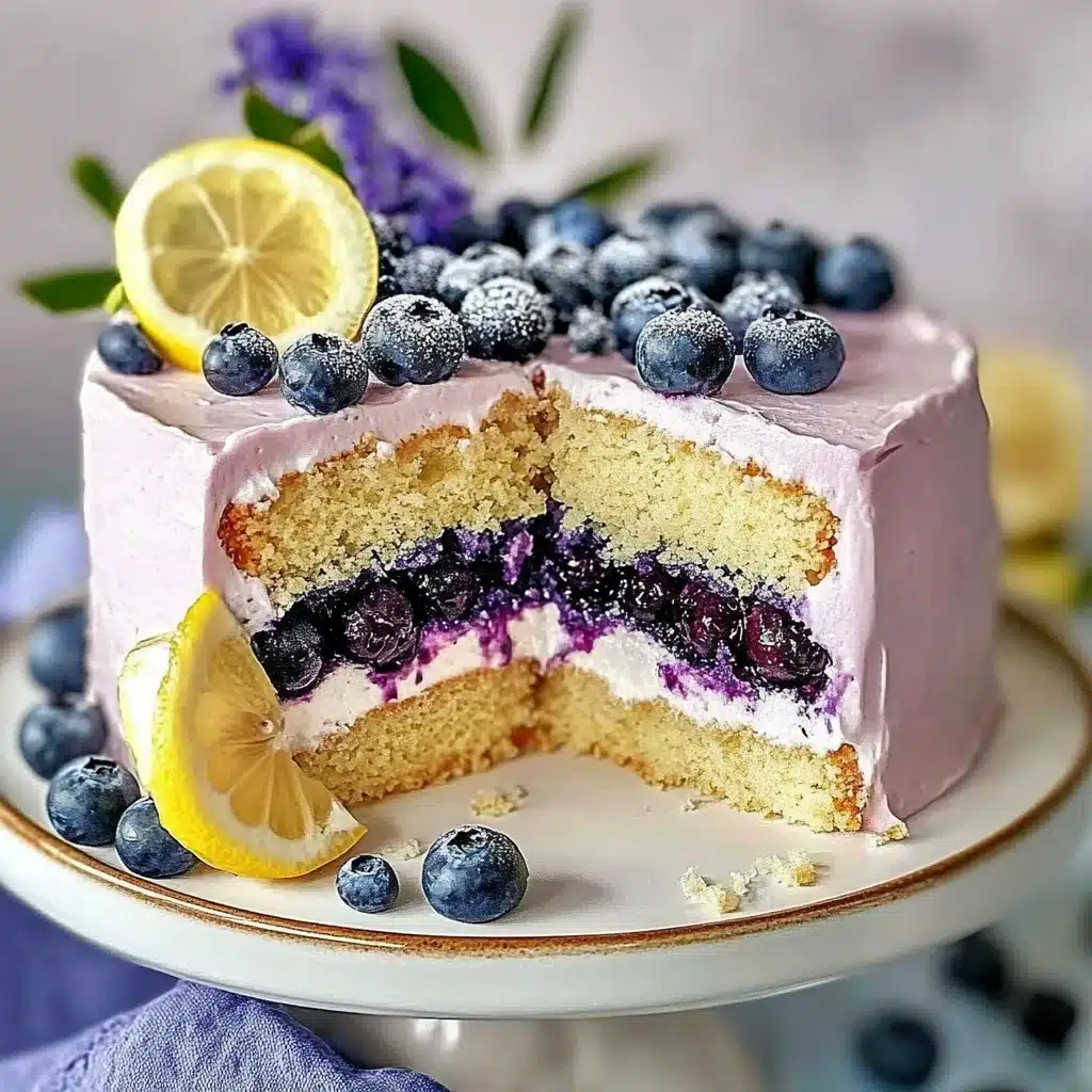 No-Bake Lemon Dazzling Blueberry Cream Cake: An Incredible Ultimate ...