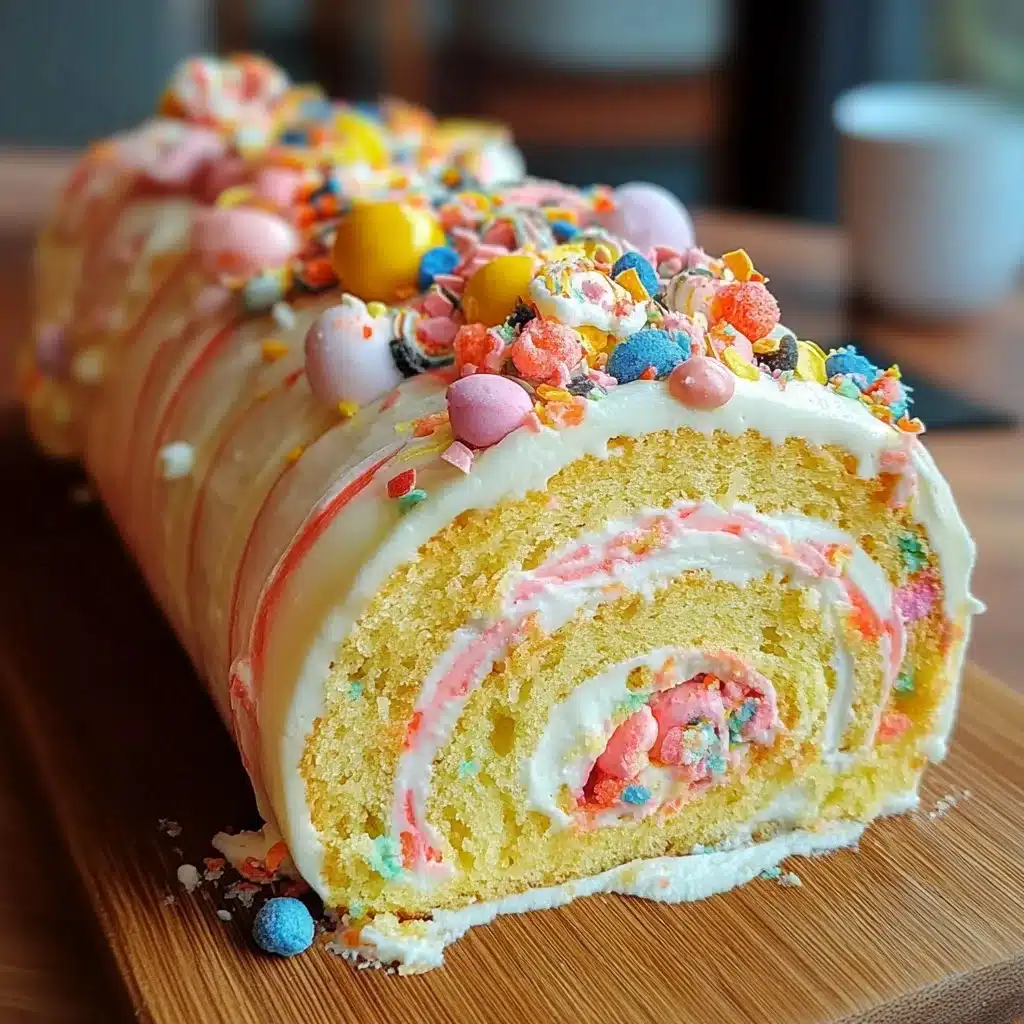 Lemon Easter Swiss Roll Cake: An Incredible Secret Recipe - Grandma Snacks
